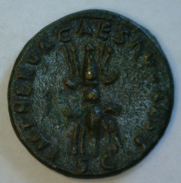 Rome. Divus Augustus. Restoration by Nerva 96-98 A.D. Bronze As ...